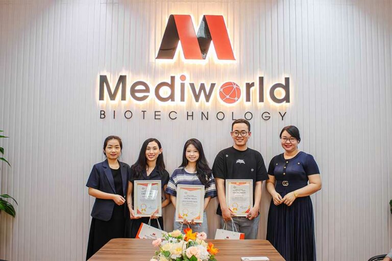 Tổng kết thực tập của Sinh viên ngành Công nghệ Thẩm mỹ trường Đại học Văn Lang tại Mediworld ...